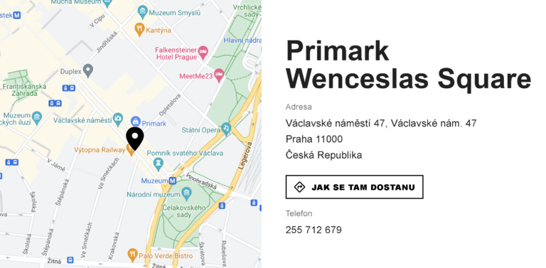 Primark Praha - otevírací doba, leták, sortiment - Majordomus.cz